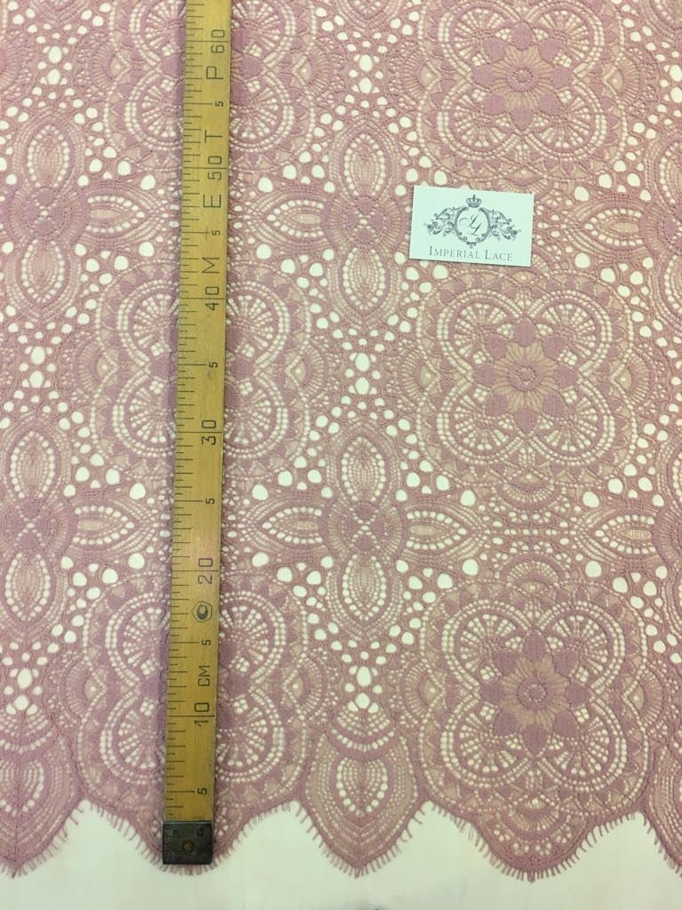 Old Rose Lace Fabric Geometric Guipure Lace Crochet Lace - Etsy