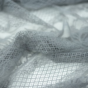 Gray Lace Fabric, Lace Fabric, Imperial Lace, Alencon Lace Fabric ...