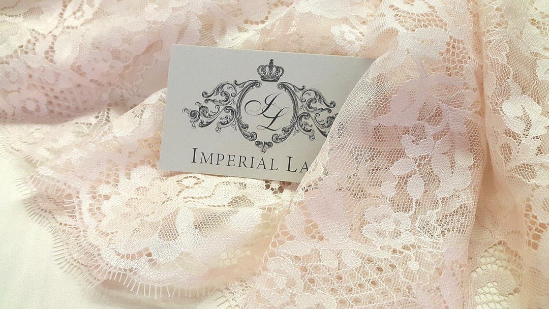 Pink Lace Trim, Floral Lace, French Lace, Chantilly Lace, Bridal Gown ...