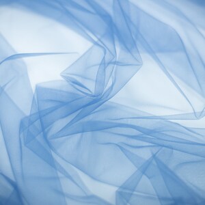 Blue Tulle Fabric, Lingerie Blue Net, Skirt Tulle Fabric, Tulle Fabric ...