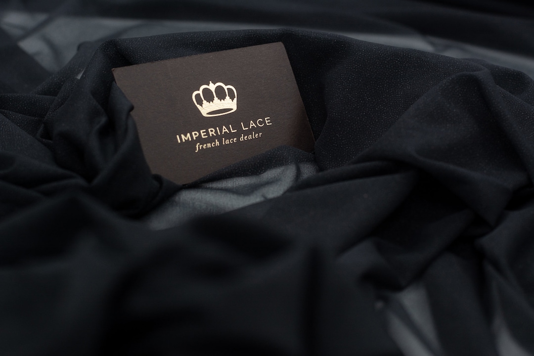 Black With Gold Vlieseline, Ironable Interfacing Light Weight Soft and ...
