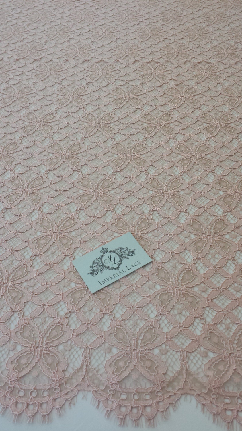 Pink Lace Fabric French Lace Boho Lace Wedding Lace Bridal - Etsy