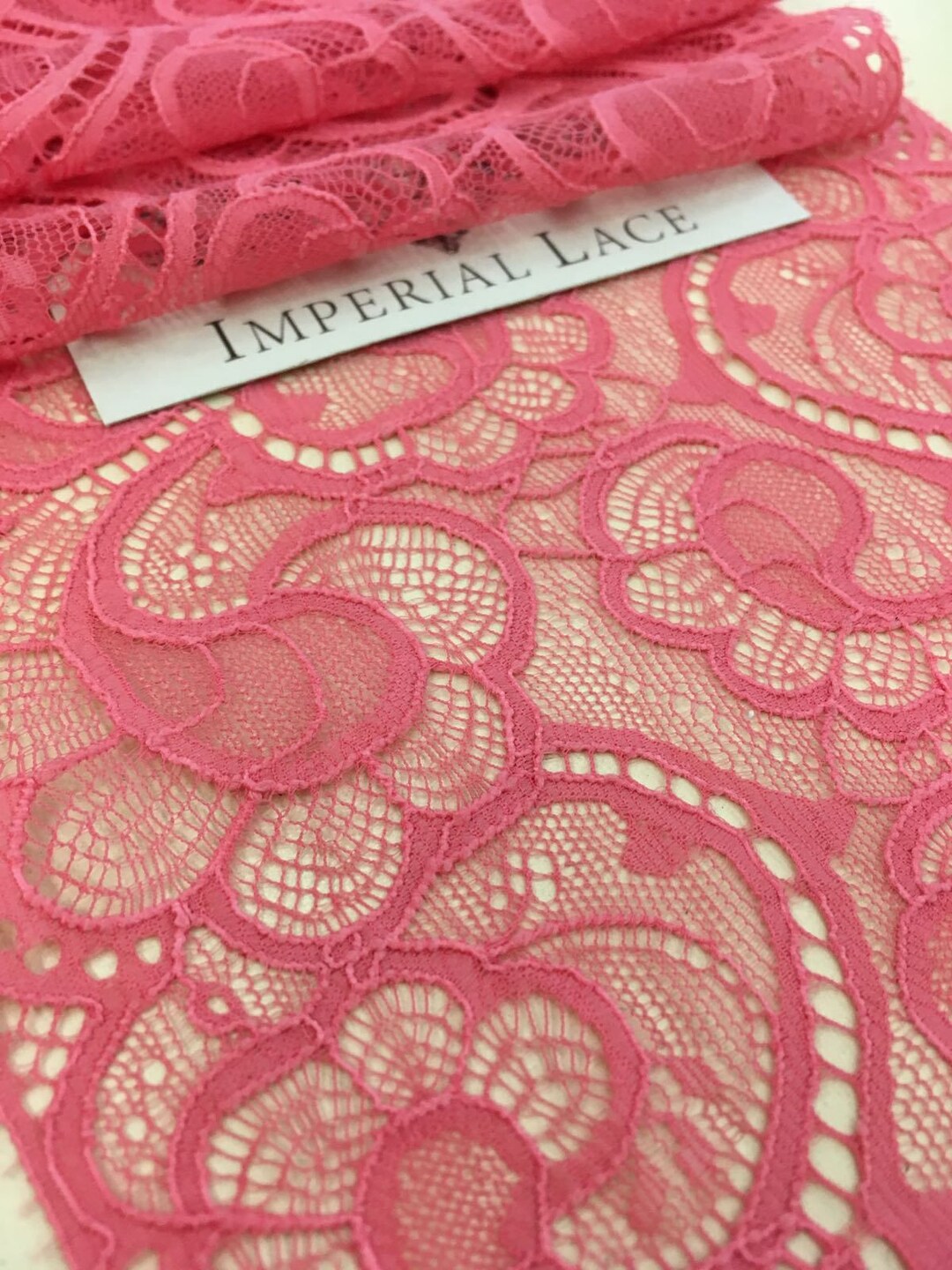 Pink Lace Trim, Lace Fabric, Chantilly Lace, French Lace, Bridal Lace ...
