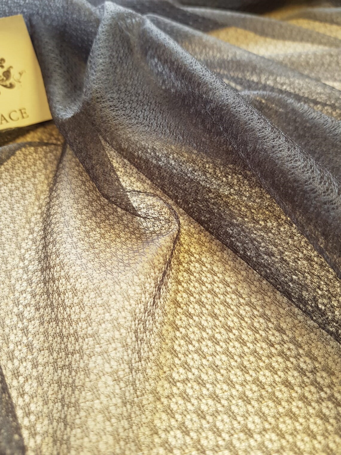 Dark Grey Tulle Fabric, Tulle Fabric, Grey Net Fabric, Lingerie Net ...