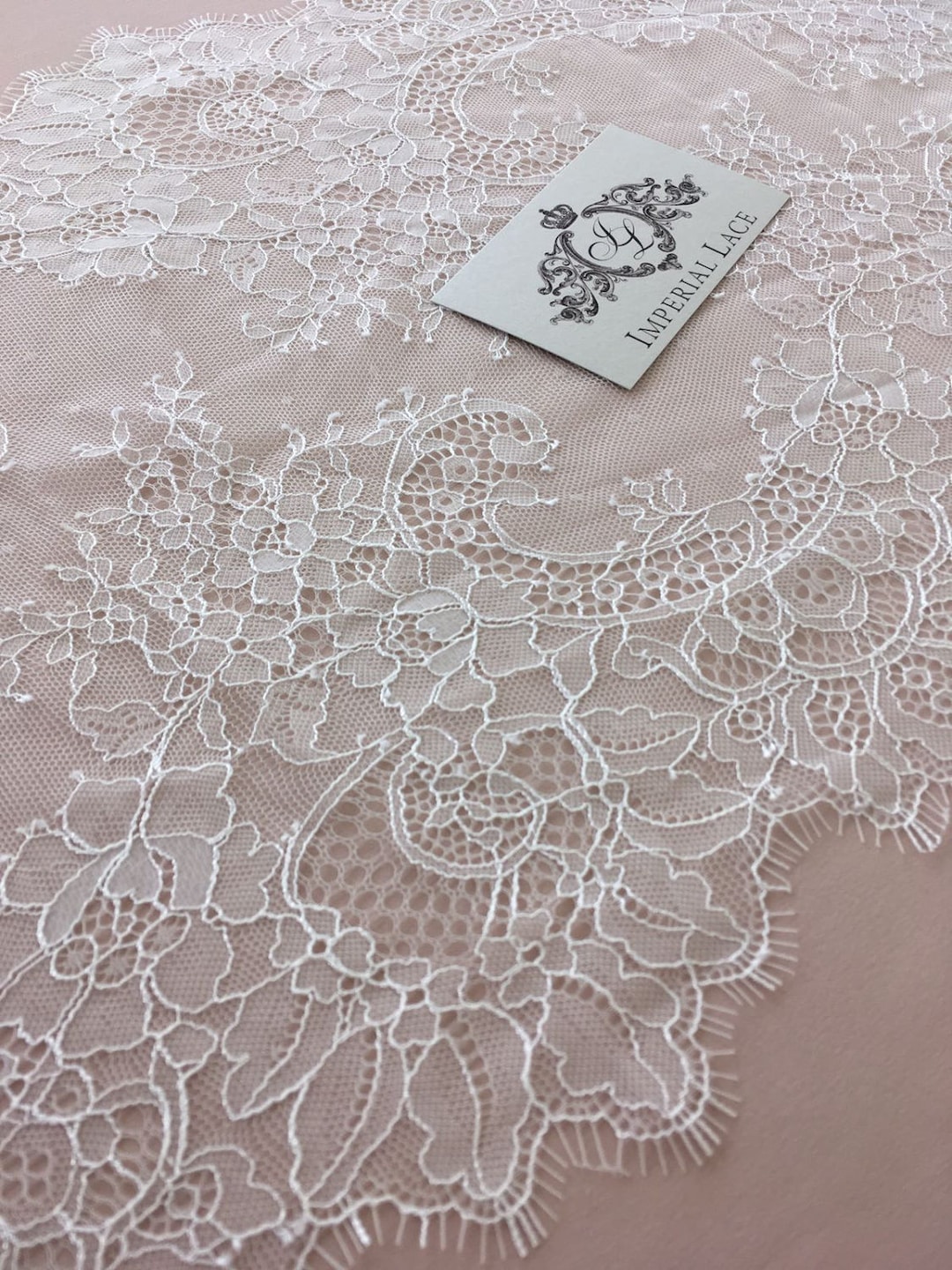 Ivory Chantilly Lace Trim, 35cm Wide, Lingerie Lace - Etsy