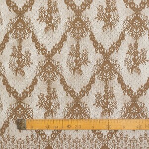 Brown Lace Fabric, Lace Fabric, Boho Lace Fabric, Chantilly Lace Fabric ...