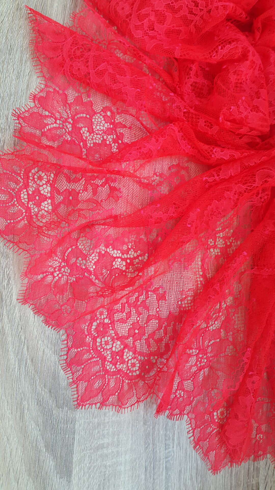 Pink Floral Lace Trim, Chantilly Lace, French Lace, Lingerie Lace, Pink ...