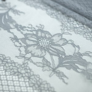 Gray Lace Fabric, Lace Fabric, Imperial Lace, Alencon Lace Fabric ...