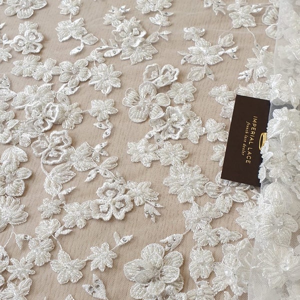 White Lace Fabric - Etsy