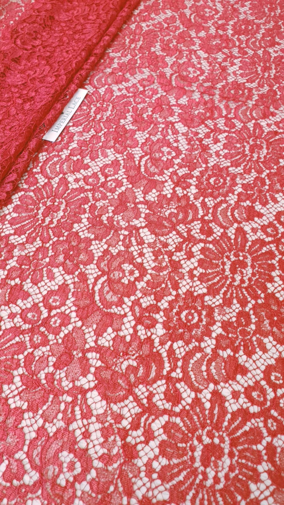 Red Lace Fabric, French Lace, Lingerie Lace, Evening Dress Lace ...