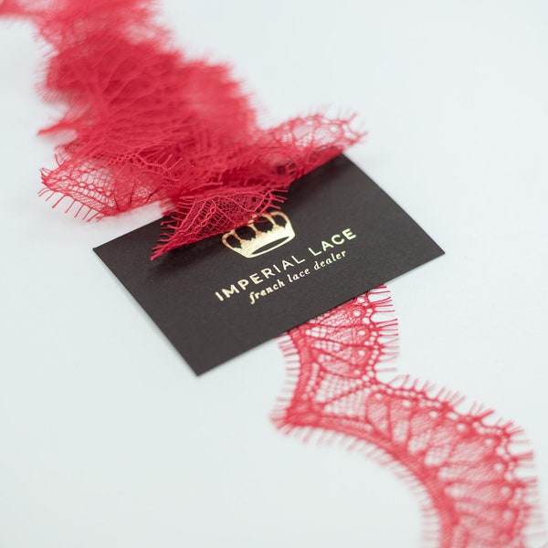 Red Lace Trim - Etsy
