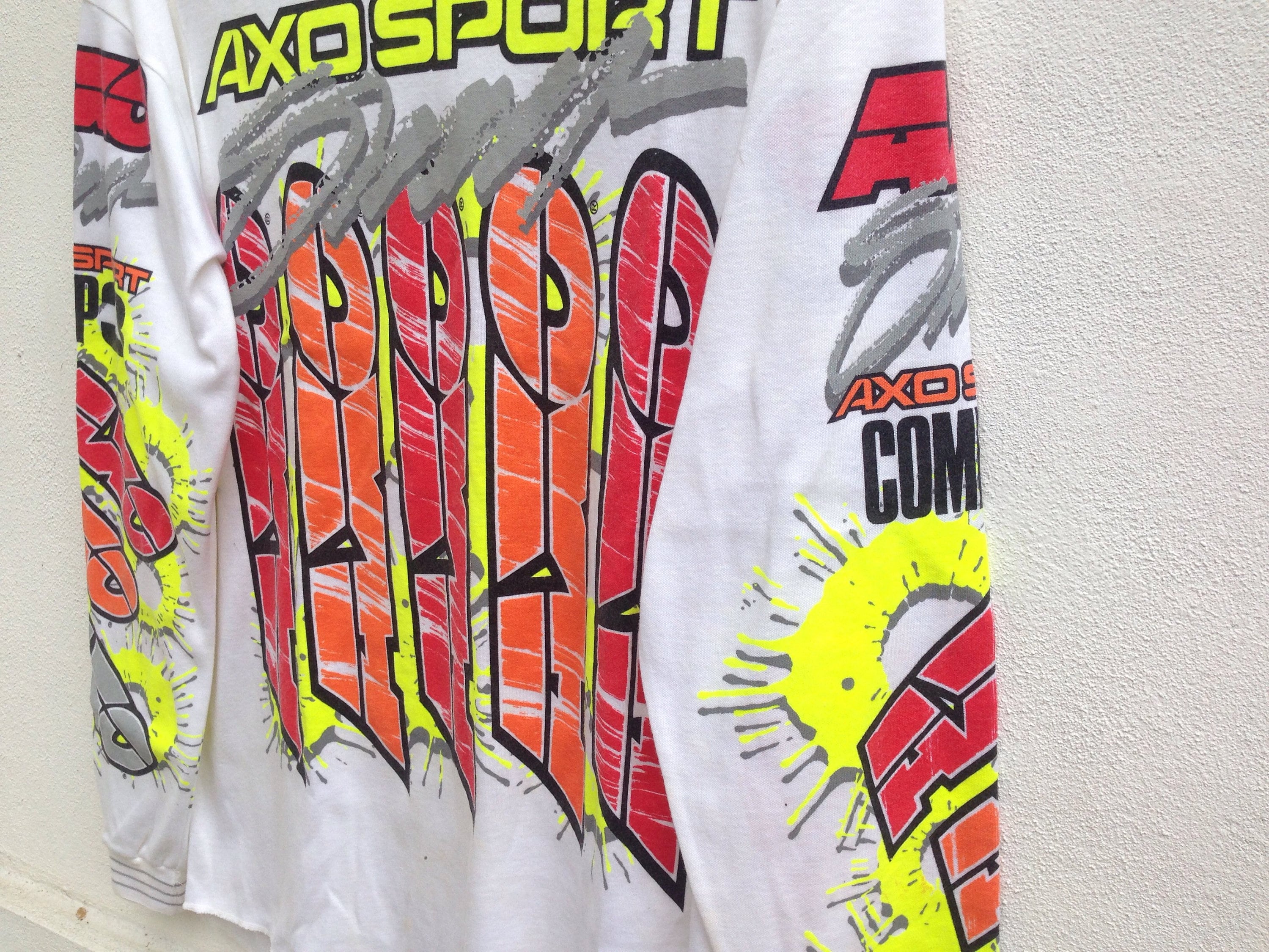 Vintage 90s AXO Sport Com 3 Longleeve Axo Sport Motocross 1991 Over ...