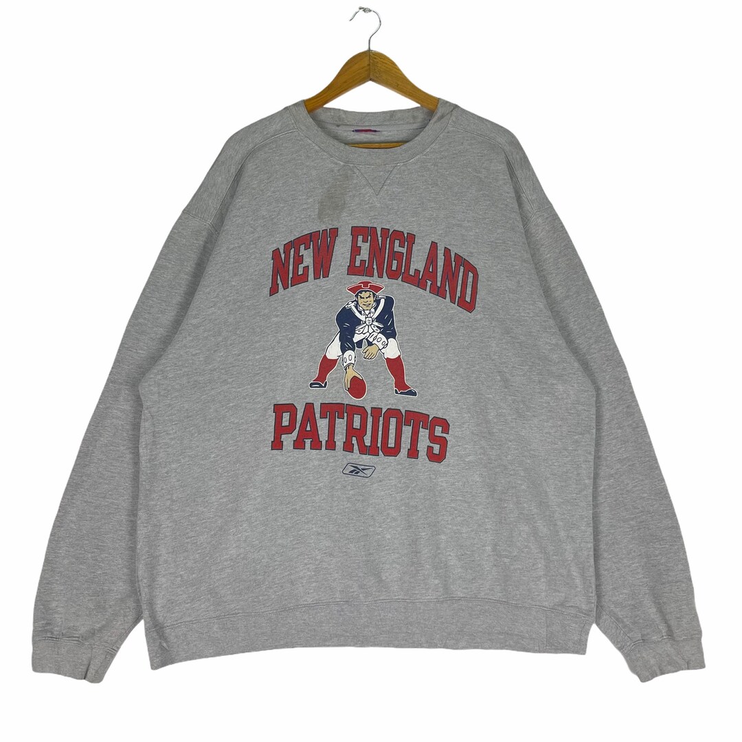 Vintage 90s New England Patriots Reebok Sweatshirt Crewneck NFL ...