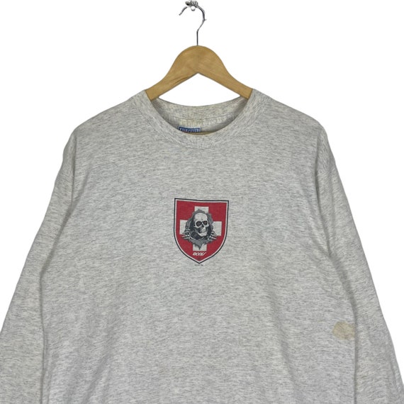 Vintage 90s Bones Skateboard 1995 Skeleton Long Sleev… - Gem