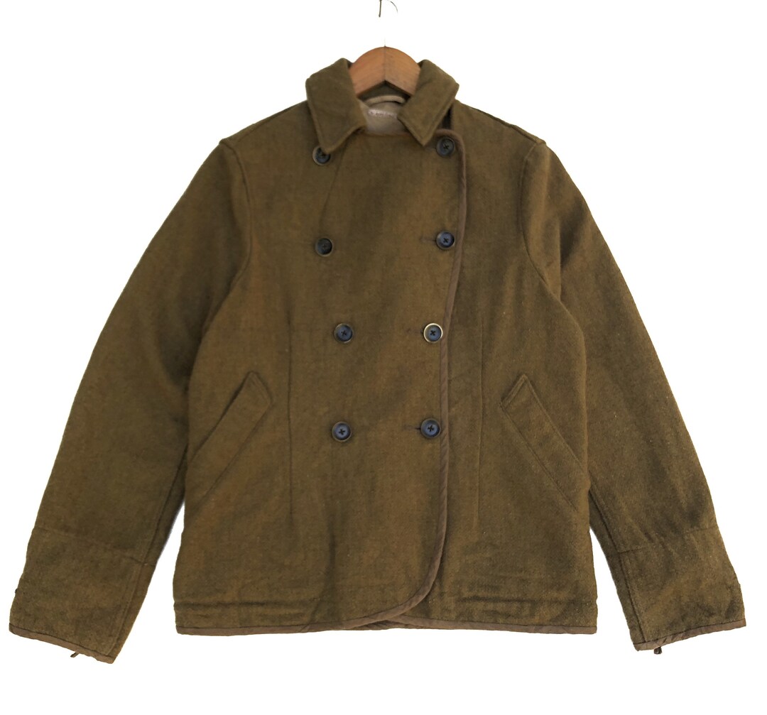 KAPITAL Double Breasted Button Wool Jacket Style Button up Japanese ...