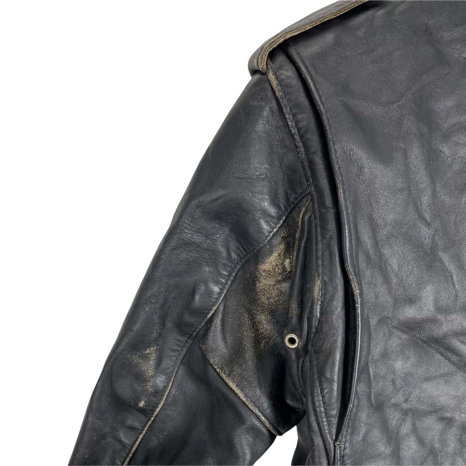 Vintage 70s SCHOTT PERFECTO 618 Nyc Leather Motorcycle Jacket Black ...