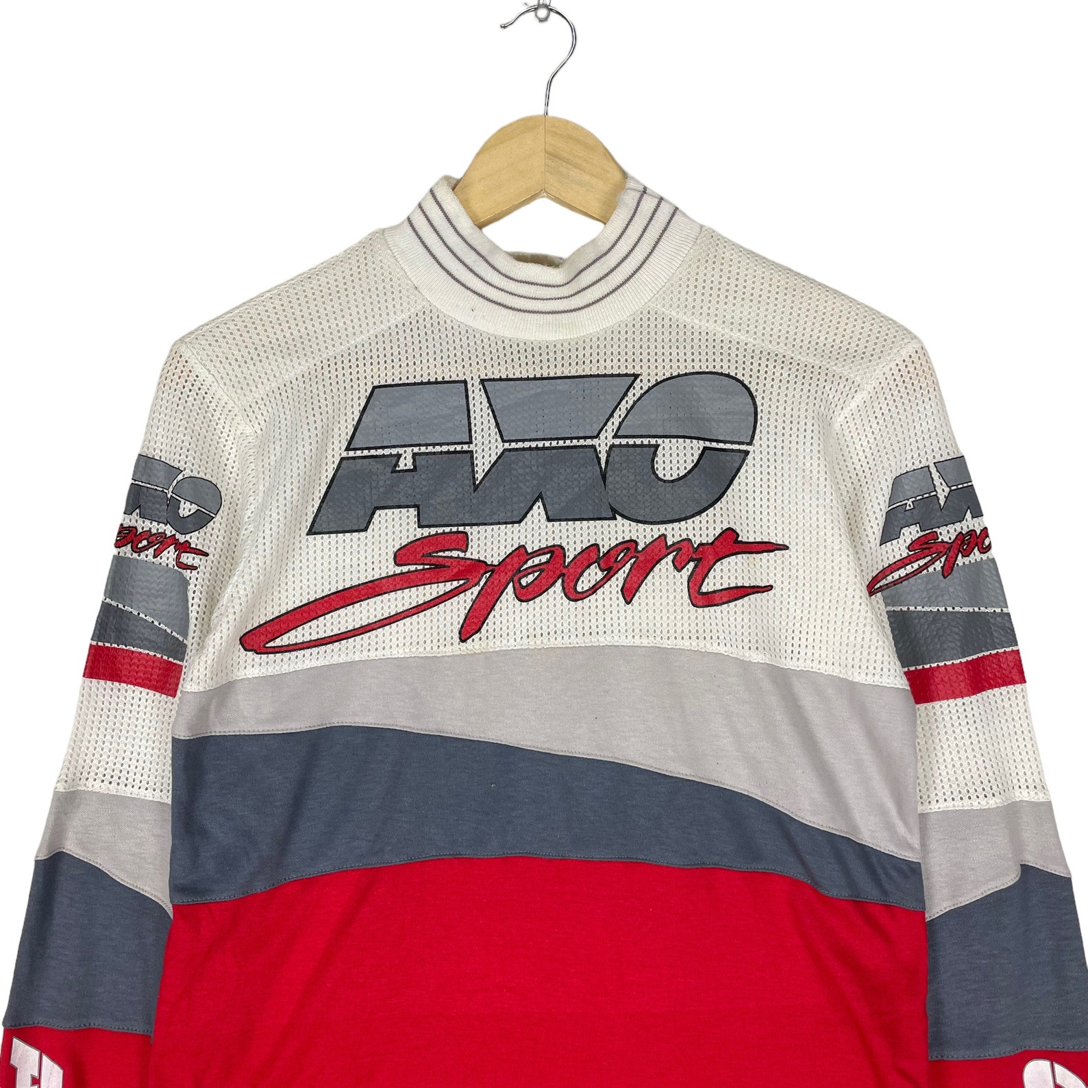 Vintage 90s Axo Sport BMX Motocross Long Sleeve Women Racing Jersey ...