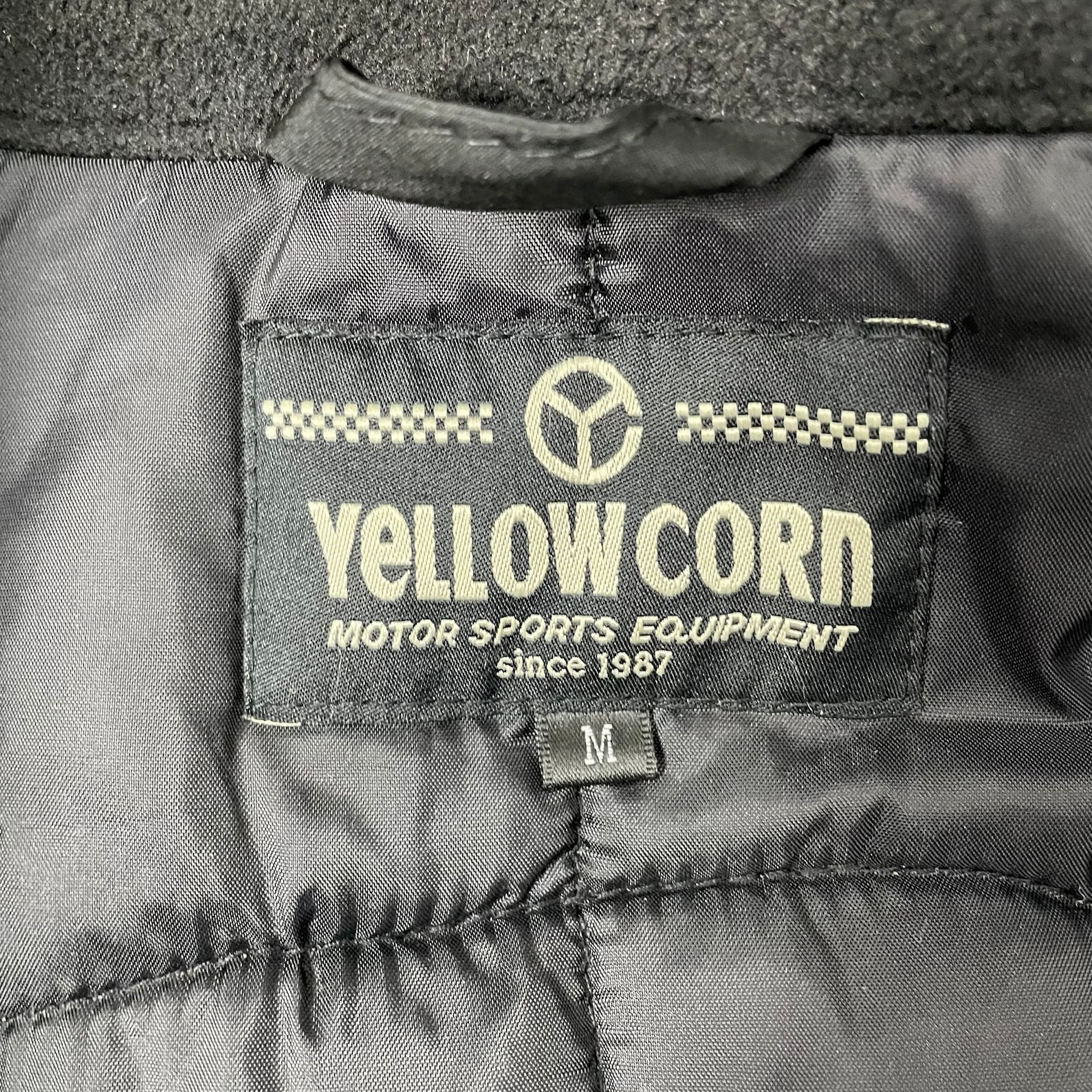 Vintage 90s Yellow Corn NHRA Bikers Sledge Hammer Racing Team Jacket ...