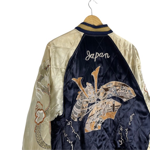 SUKAJAN Dragon Tiger Yakuza Light Zipper Jacket Japan… - Gem