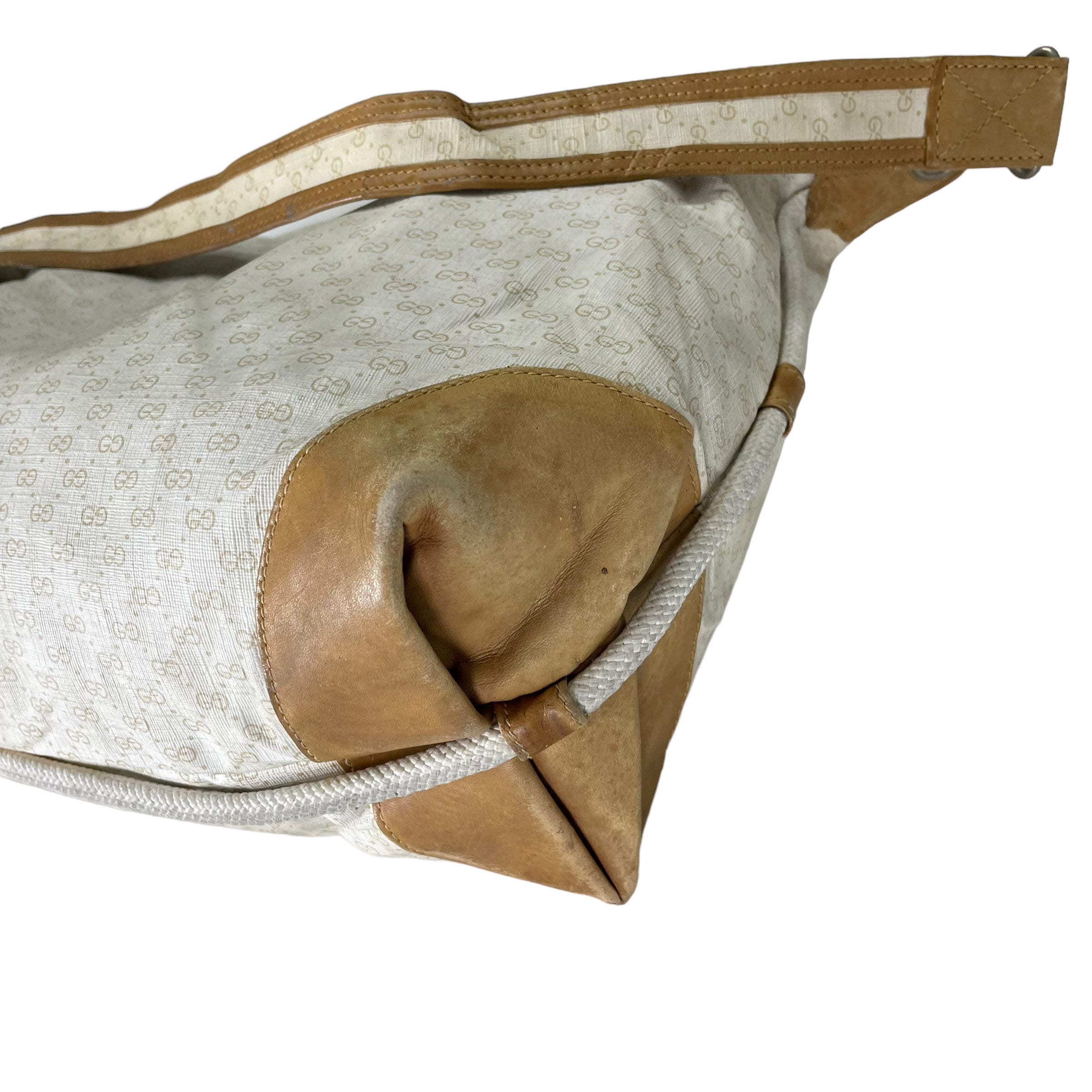 Vintage 90s Gucci GG Monogram Shoulder Travel Bag - Etsy