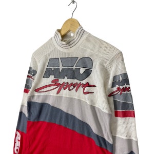 Vintage 90s Axo Sport BMX Motocross Long Sleeve Women Racing Jersey ...