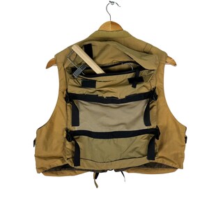 River Guide Vest Tactical Multi Pocket Hunting Fishing Gear Brown ...