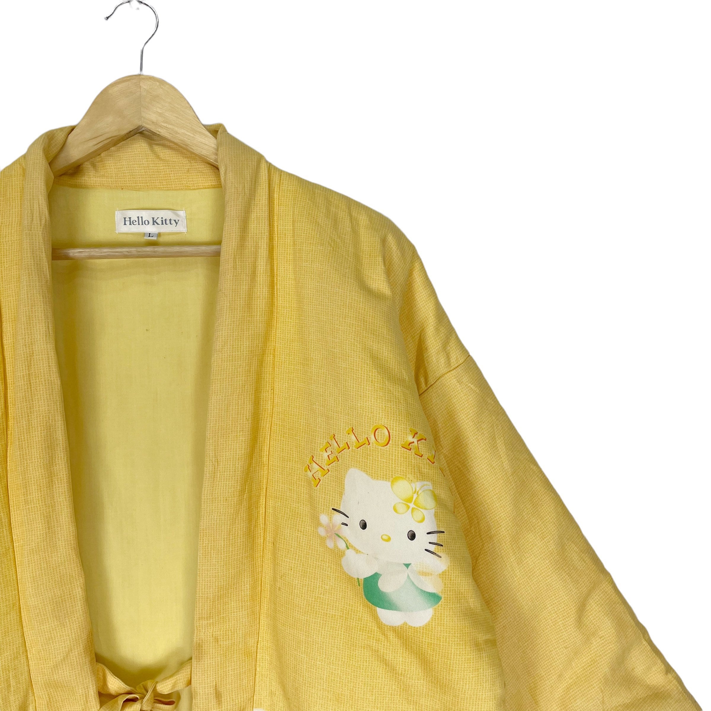 Hello Kitty Cartoons Network Over Print Summer Spring Yellow Colour ...