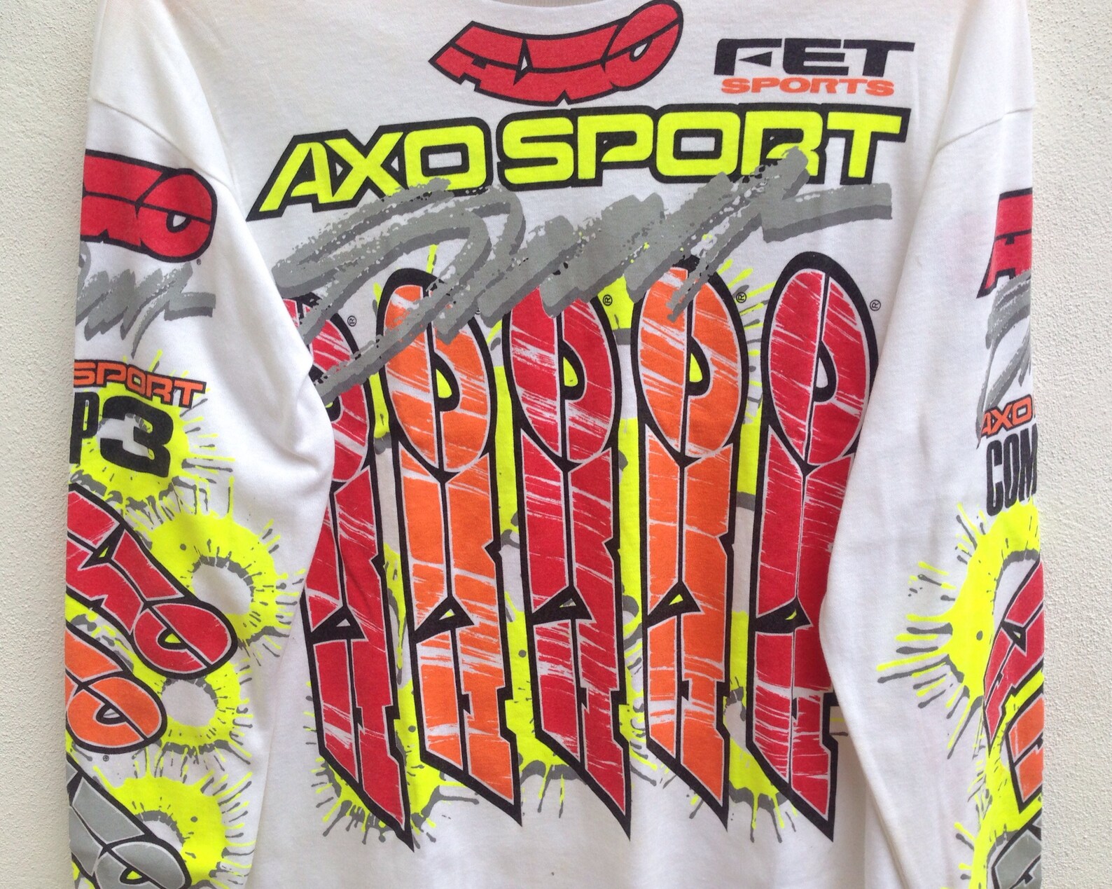 Vintage 90s AXO Sport Com 3 Longleeve Axo Sport Motocross 1991 Over ...