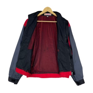 Vintage 90s Shell Oil Power Racing Team Bomber Light Zipper Jacket Red ...