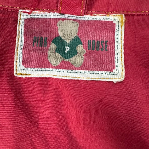 Pink House Show Bear Print Bomber Jacket - Kaneko Isa… - Gem