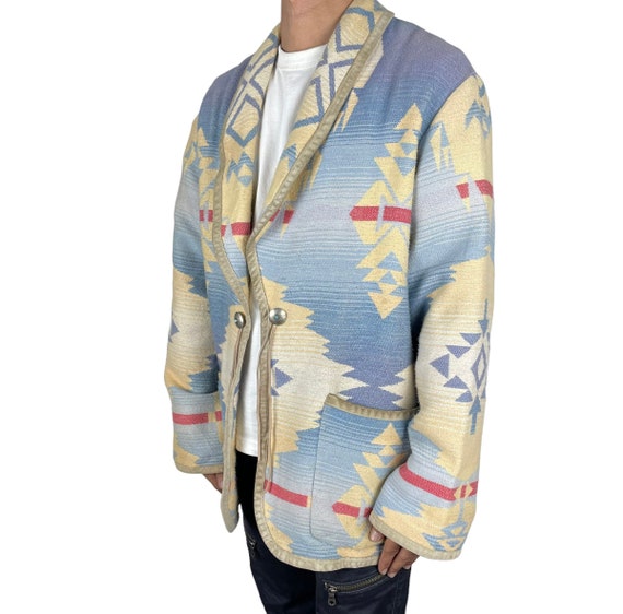 Lauren Ralph Lauren Native Hippie Cardigan Navajo Mex… - Gem