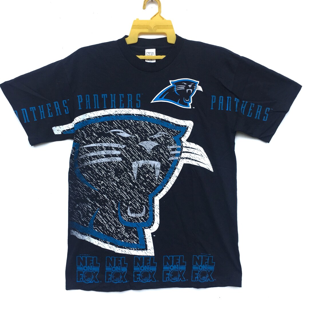 Vintage 90s Panthers NFL Tshirt | Nfl on Fox Tshirt | Made in Usa Size ...