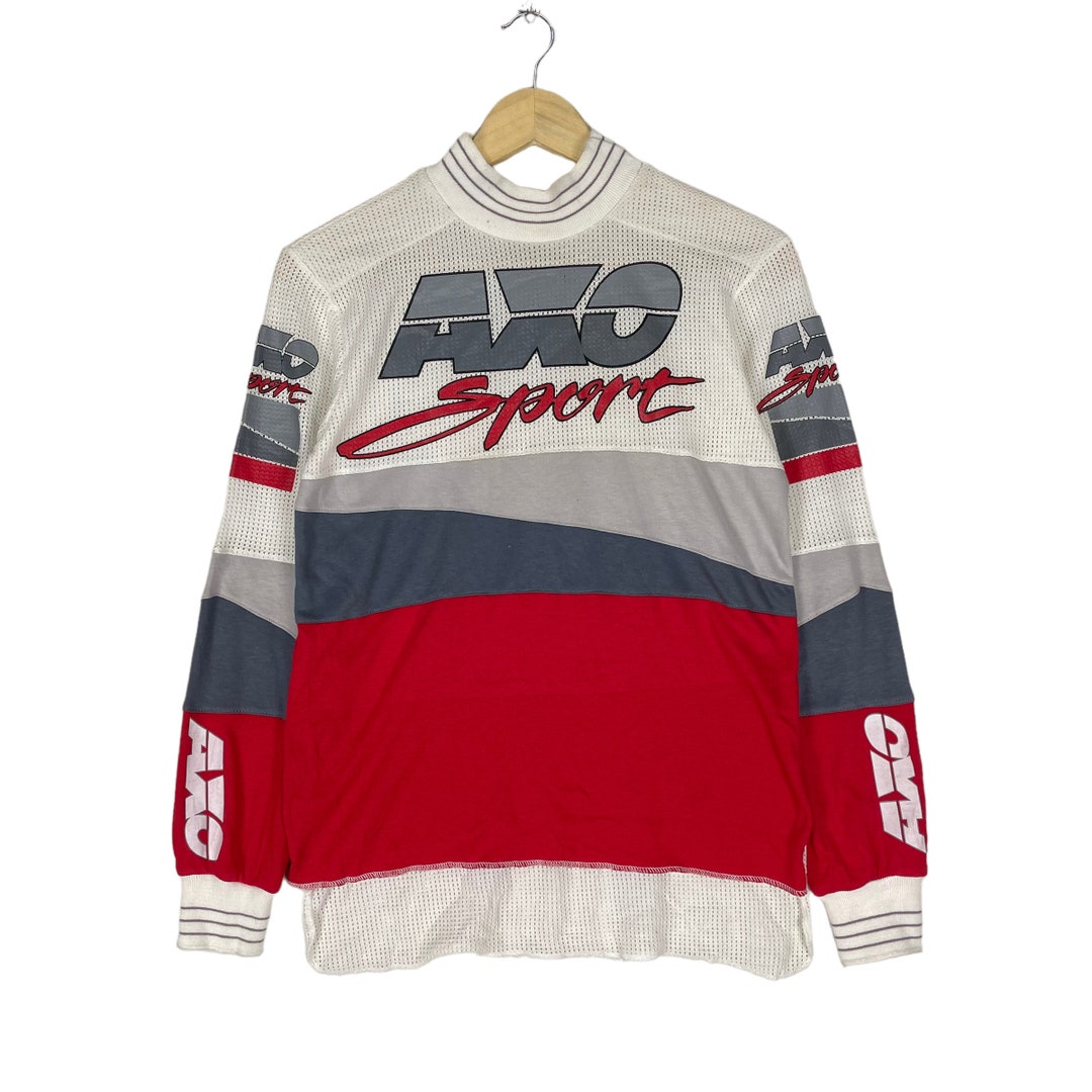 Vintage 90s Axo Sport BMX Motocross Long Sleeve Women Racing Jersey ...