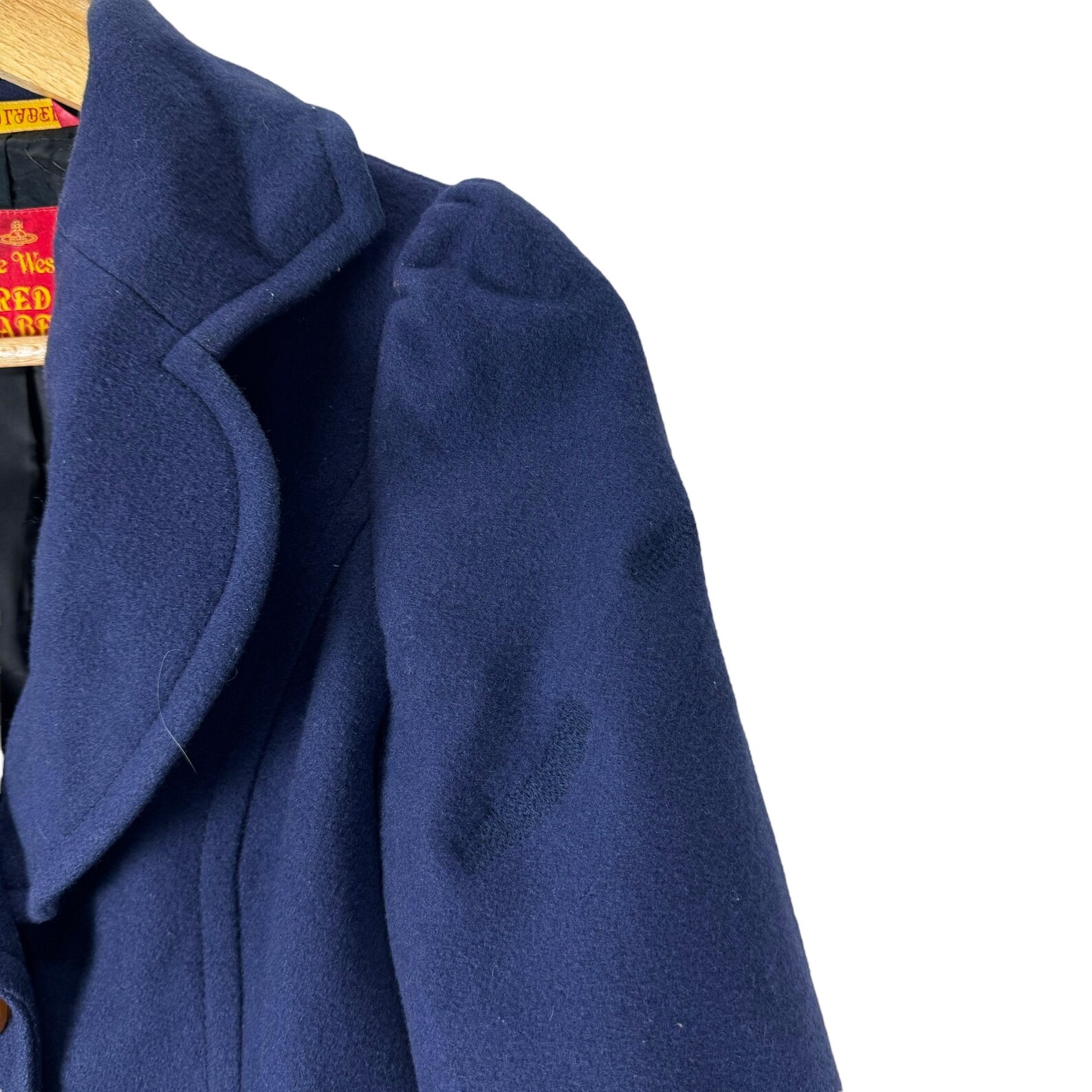 VIVIENNE WESTWOOD Red Label VW Long Coat Button Jacket Navy Colour Size ...