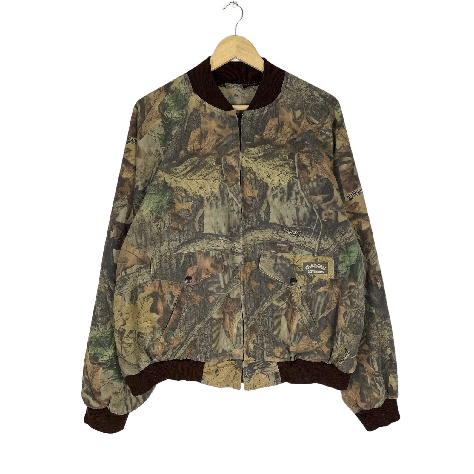 Spartan Real Tree Camo Jacket Hunting Camouflage Size Large - Etsy