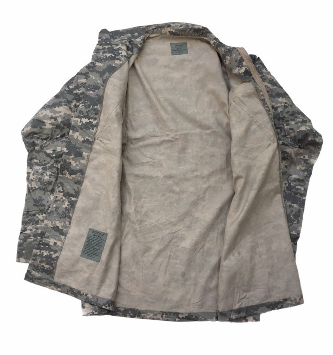 A Tacs Ghost Gear Assault Force Military Jacket Digital Camouflage Camo ...