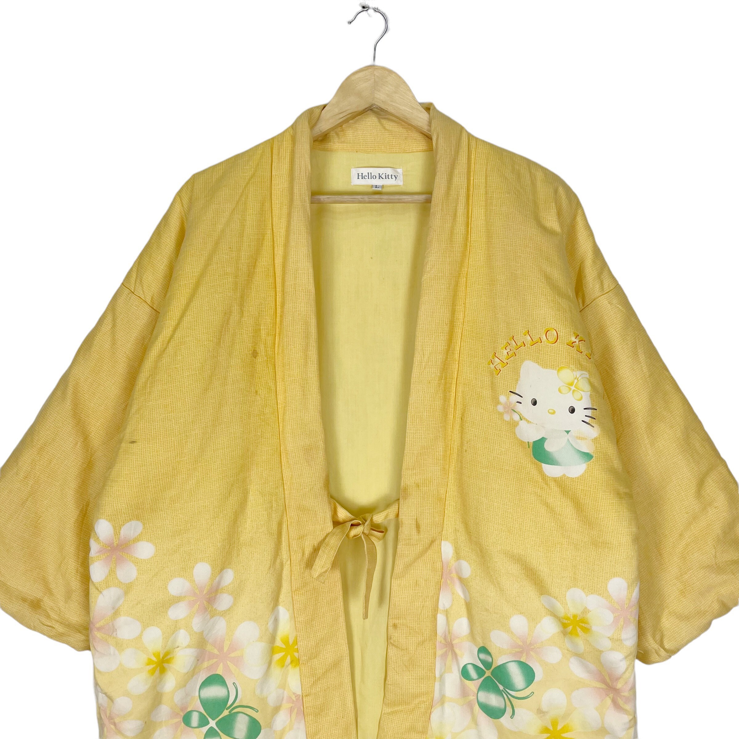 Hello Kitty Cartoons Network Over Print Summer Spring Yellow Colour ...