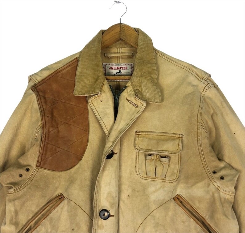CHEVIGNON Togs Unlimited Chore Duck Canvas Brown Colour Hunting Jacket ...