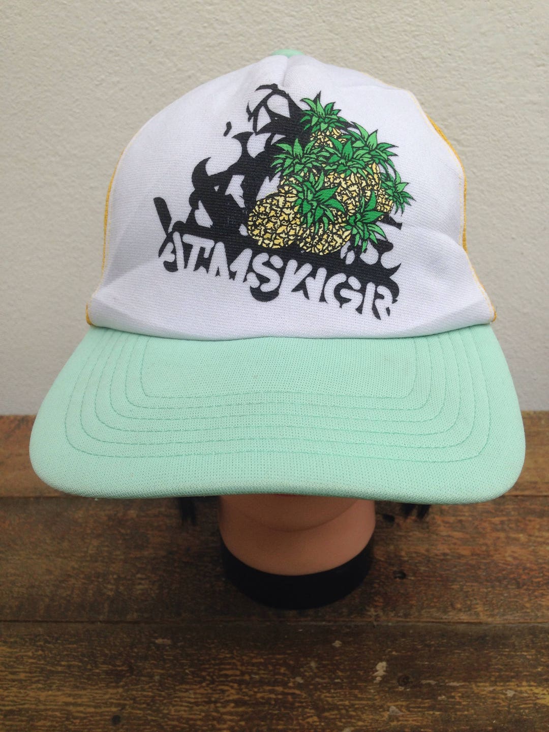 Swagger Cap: Pineapple Design, Adjustable Hat - Made in Japan - Etsy