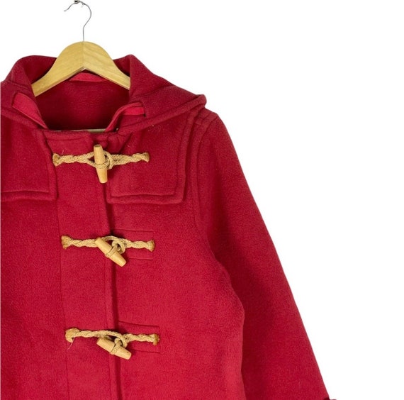 MARGARET HOWELL England Duffle Toggle Button Hoodie J… - Gem