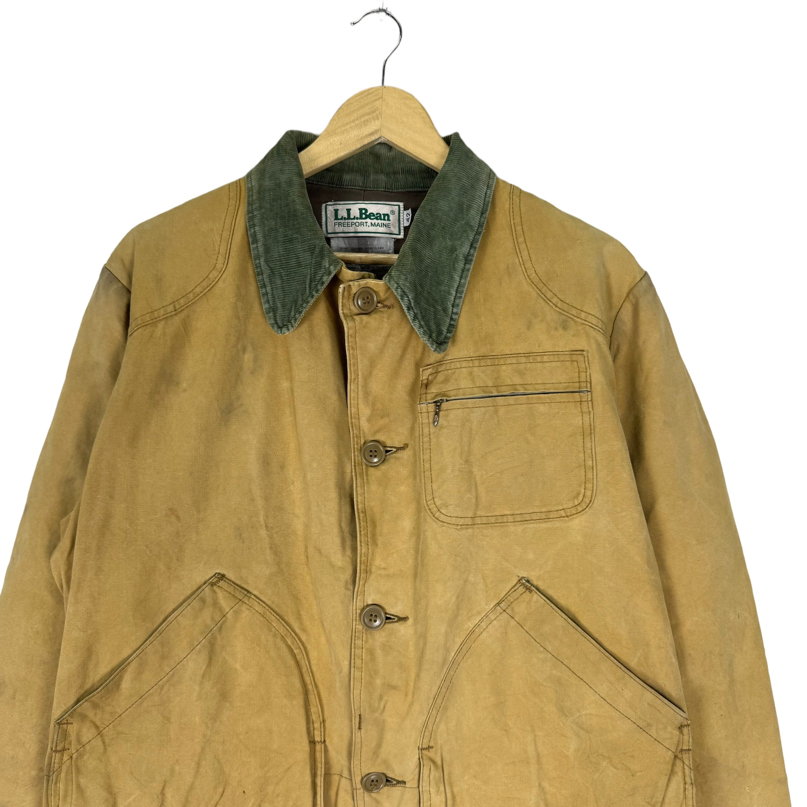 Vintage 90s LL BEAN Chore Jacket Boat Hunting Wear Duck Canvas Brown Colour Sweater Size 42 - Etsy