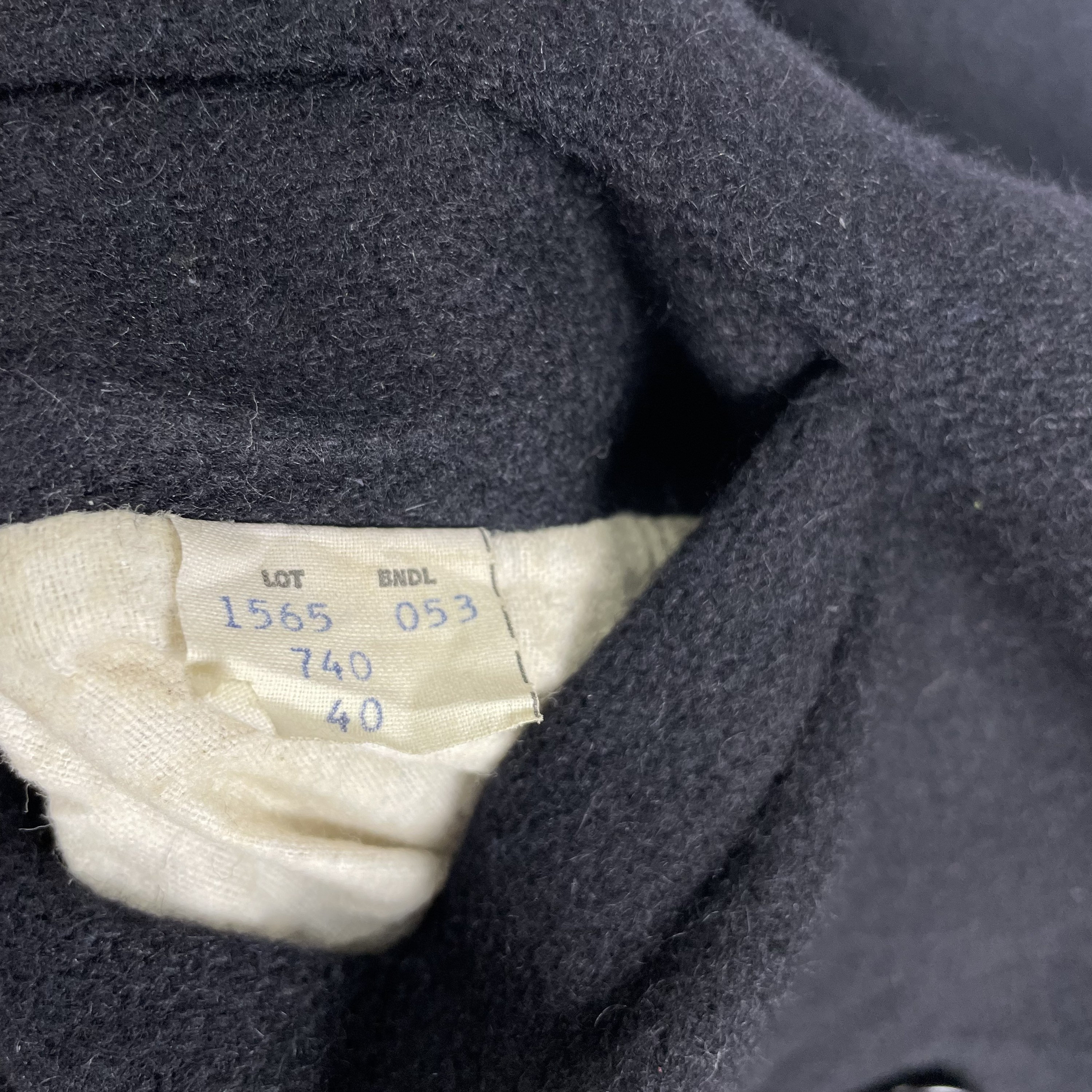 Vintage 90s SCHOTT USN 740 Military Peacoat Jacket Black Colour Size 40 ...