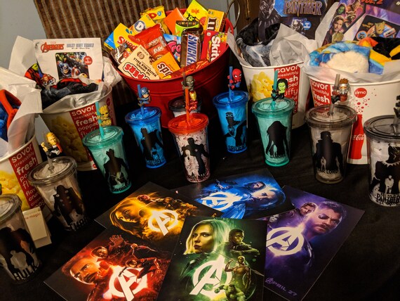 Avengers Tumbler and Straw Hugger | Etsy