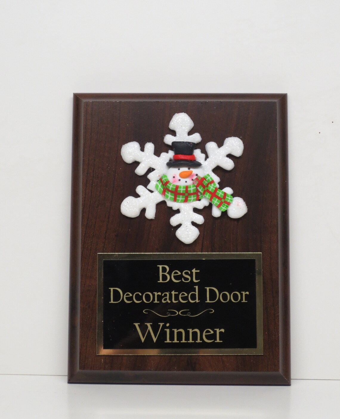 Ugliest Ugly Sweater Trophy Plaque SNOWFLAKE Snowman Best - Etsy