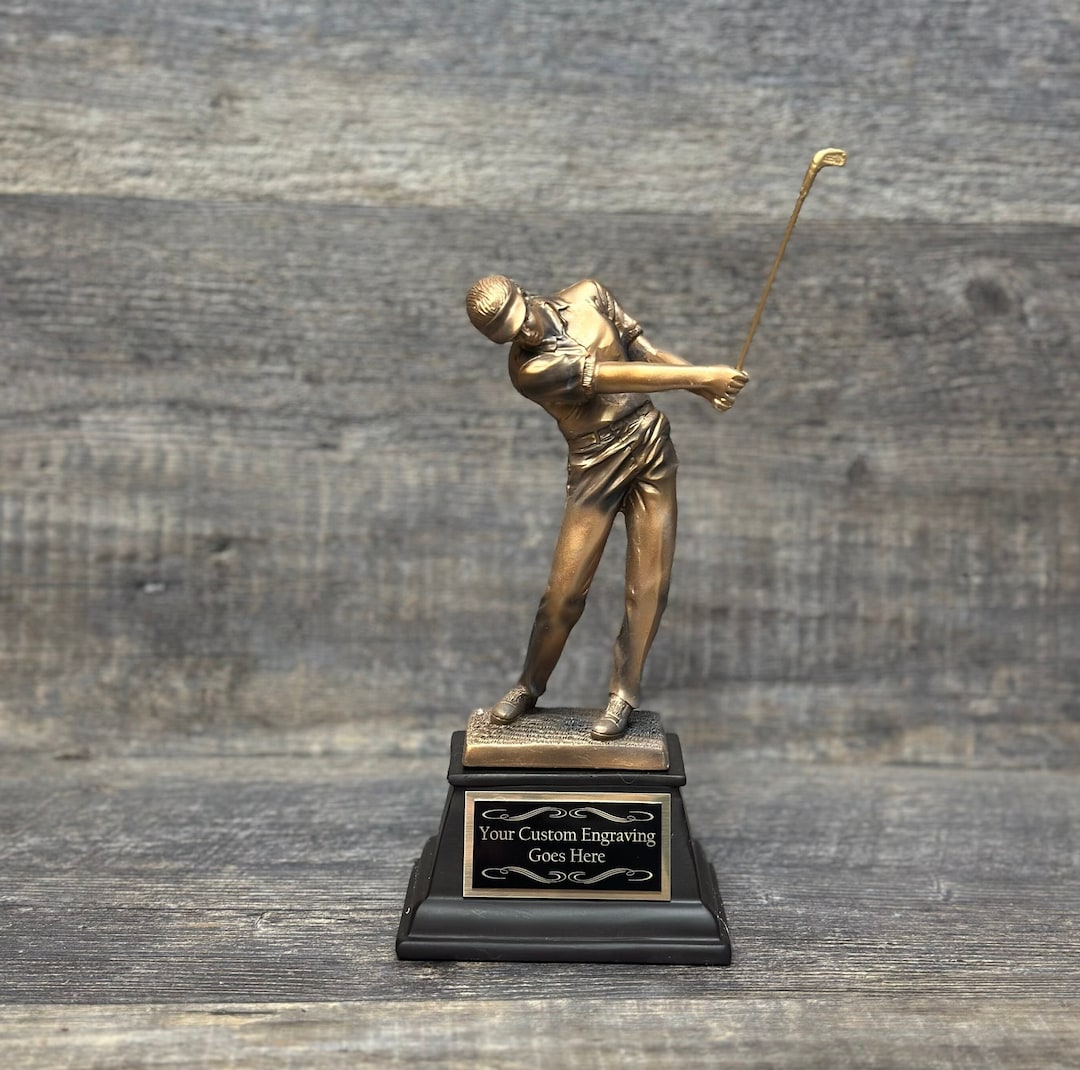 Set of 4 Classic Golf Trophies Tournament Trophy Golf Charity Event ...