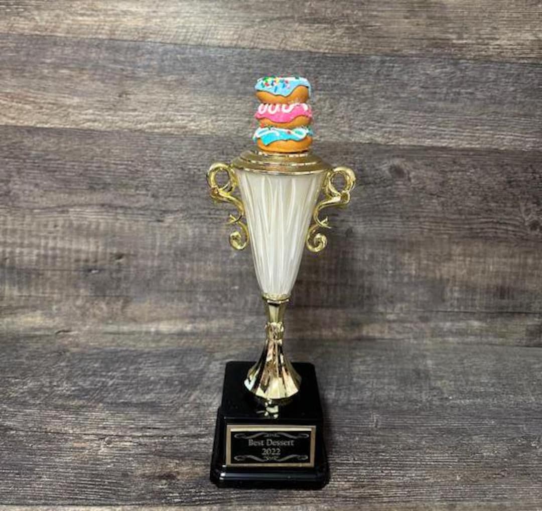 Donut Trophy Funny Police Trophy Top Cop Award Recognition Years of ...