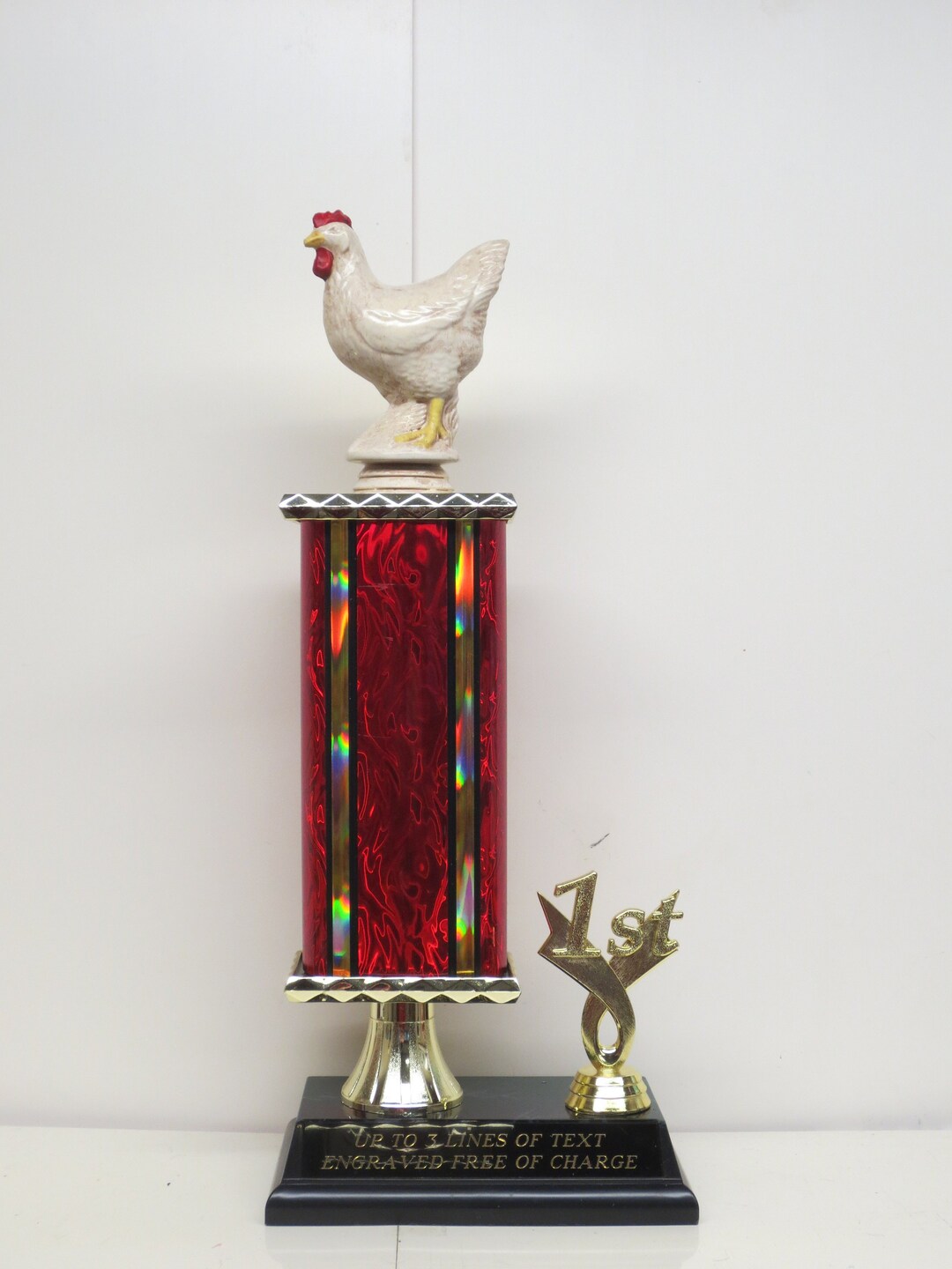 Grill Master BBQ Trophy Best Chicken Wings BBQ Cook off Trophy Chicken ...