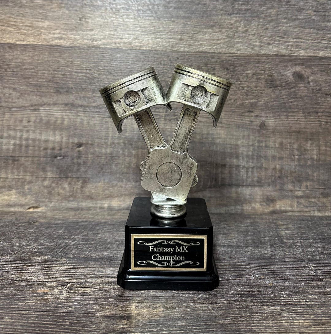 Racing Trophy Car Show Trophy 8" Rods & Pistons Hot Rod Trophy Plastic ...