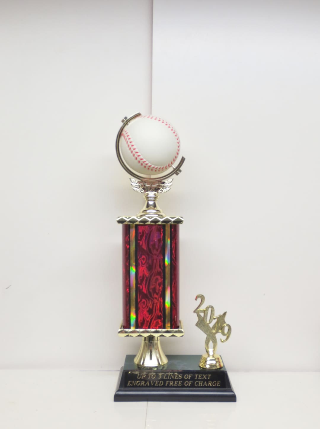 Baseball Trophy League Trophy T Ball Trophy With Spinning Baseball ...