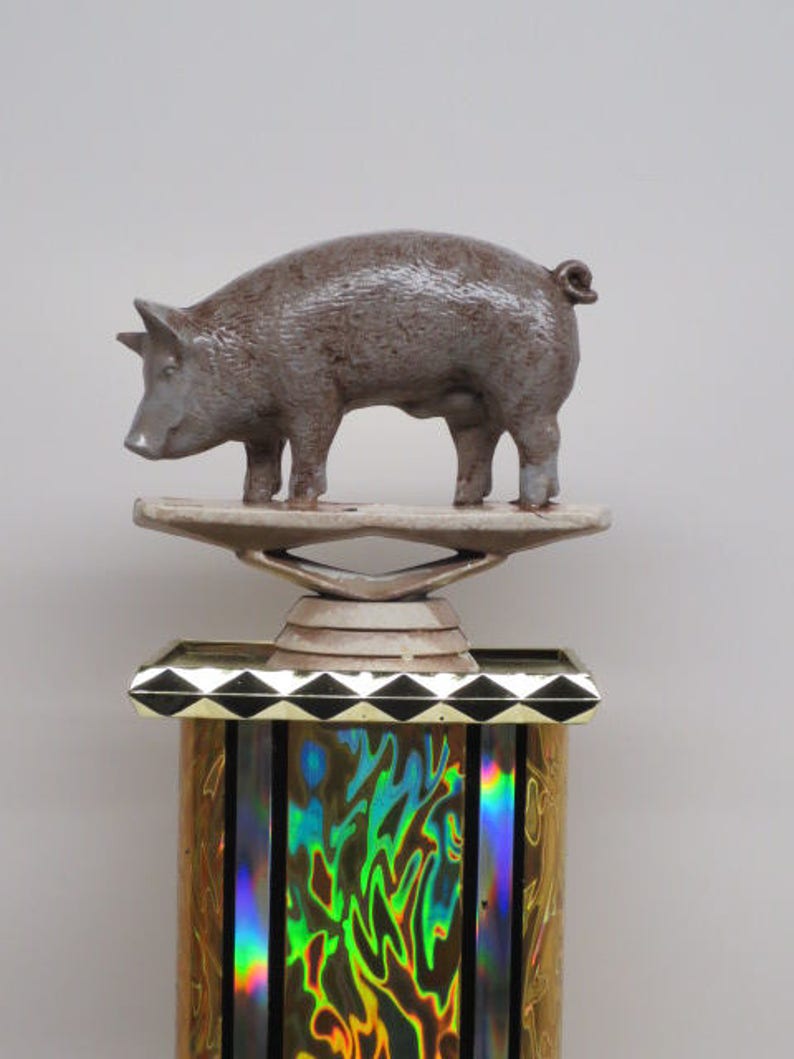 Grill Master BBQ Trophy Best BBQ Cook off Trophies Ribs Pork - Etsy